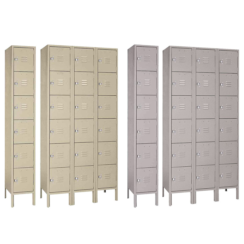 6-Tier Lockers – Shelving Inc.