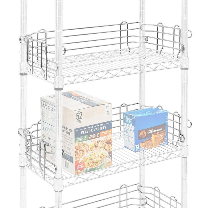 4"h Chrome Wire Shelf Ledges – Shelving Inc.