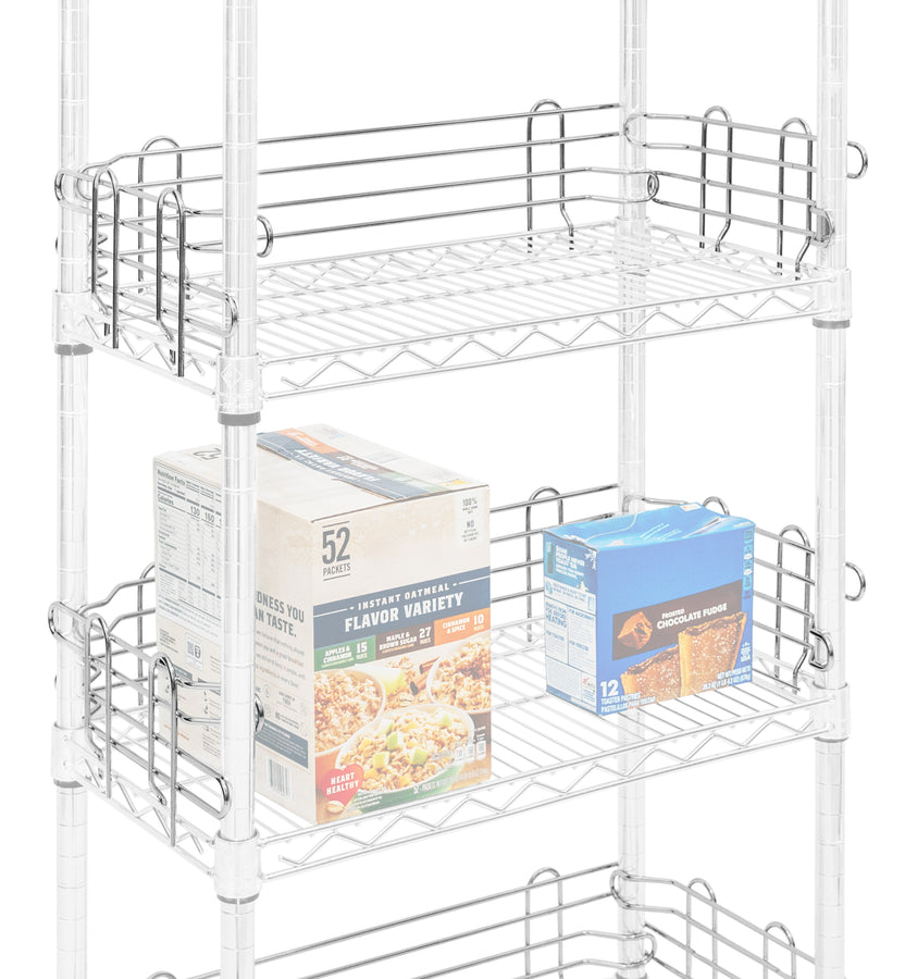 4"h Chrome Wire Shelf Ledges – Shelving Inc.