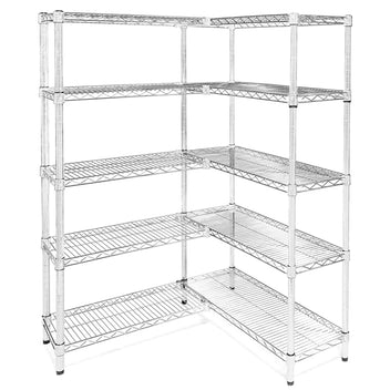 12"d x 30"w Wire Shelving Add-Ons w/ 5 Shelves – Shelving Inc.
