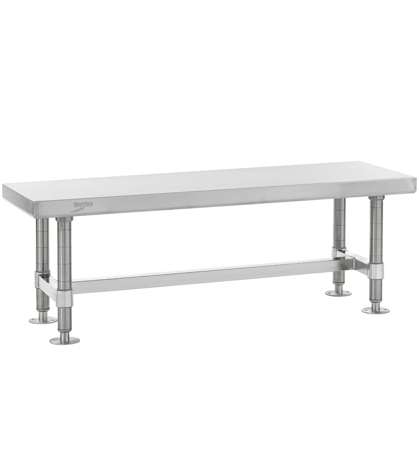 Stainless Steel Gowning Benches - 12"d x 18"h by Metro – Shelving Inc.