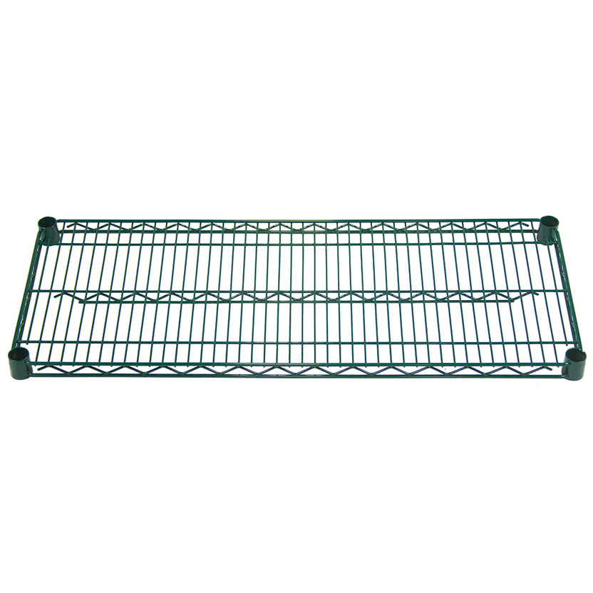 Green Epoxy Wire Shelves – Shelving Inc.