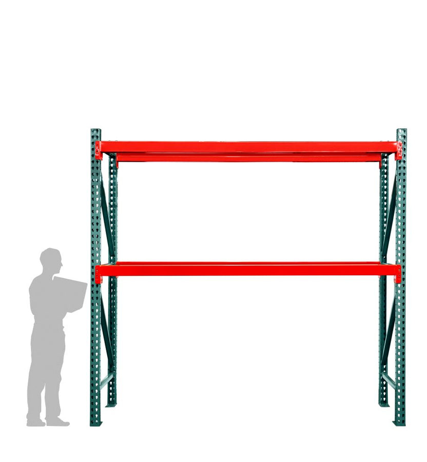 2-Tier Teardrop Pallet Rack Starter Units - 48"d x 120"h – Shelving Inc.