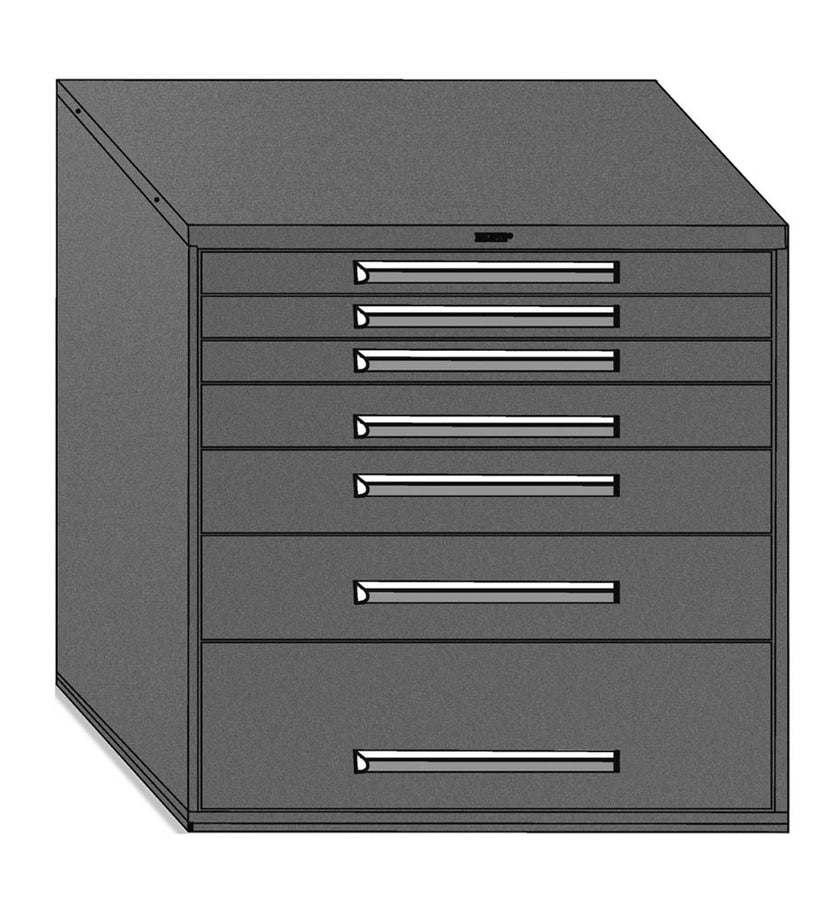 Modular Drawer Cabinets - 7 Drawers by Equipto – Shelving Inc.