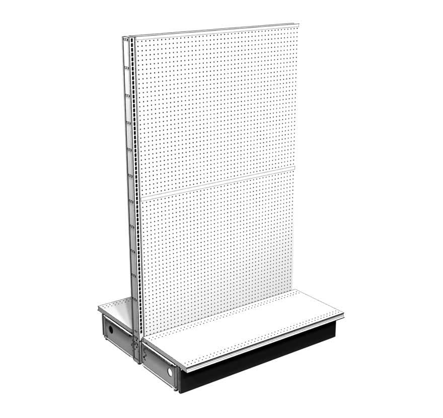 Lozier Gondola Wall Add-On Unit by Shelving.com – Shelving Inc.