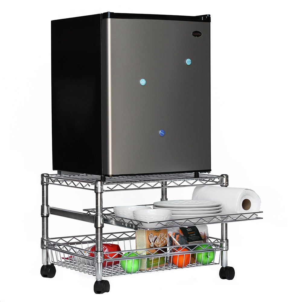 Mini Fridge Cart for Dorms – Shelving Inc.