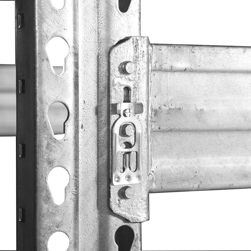 Unirak 42"d Galvanized Teardrop Pallet Rack Upright Frame – Shelving Inc.