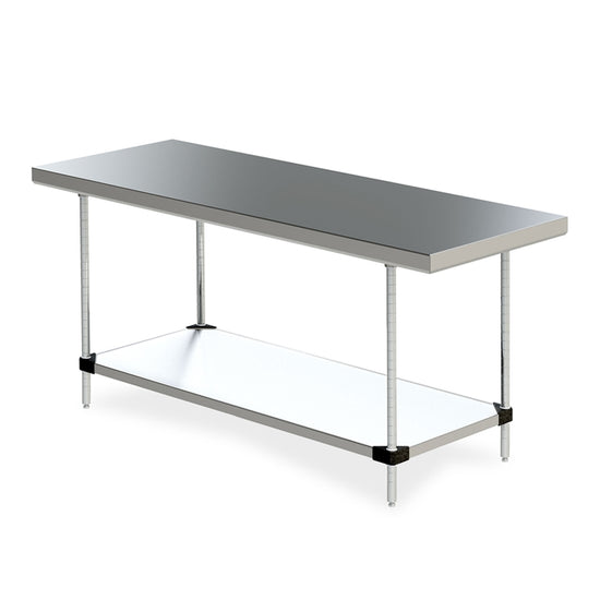 Space Saver Stainless Steel Work Table w/ Bottom Shelf by Metro ...